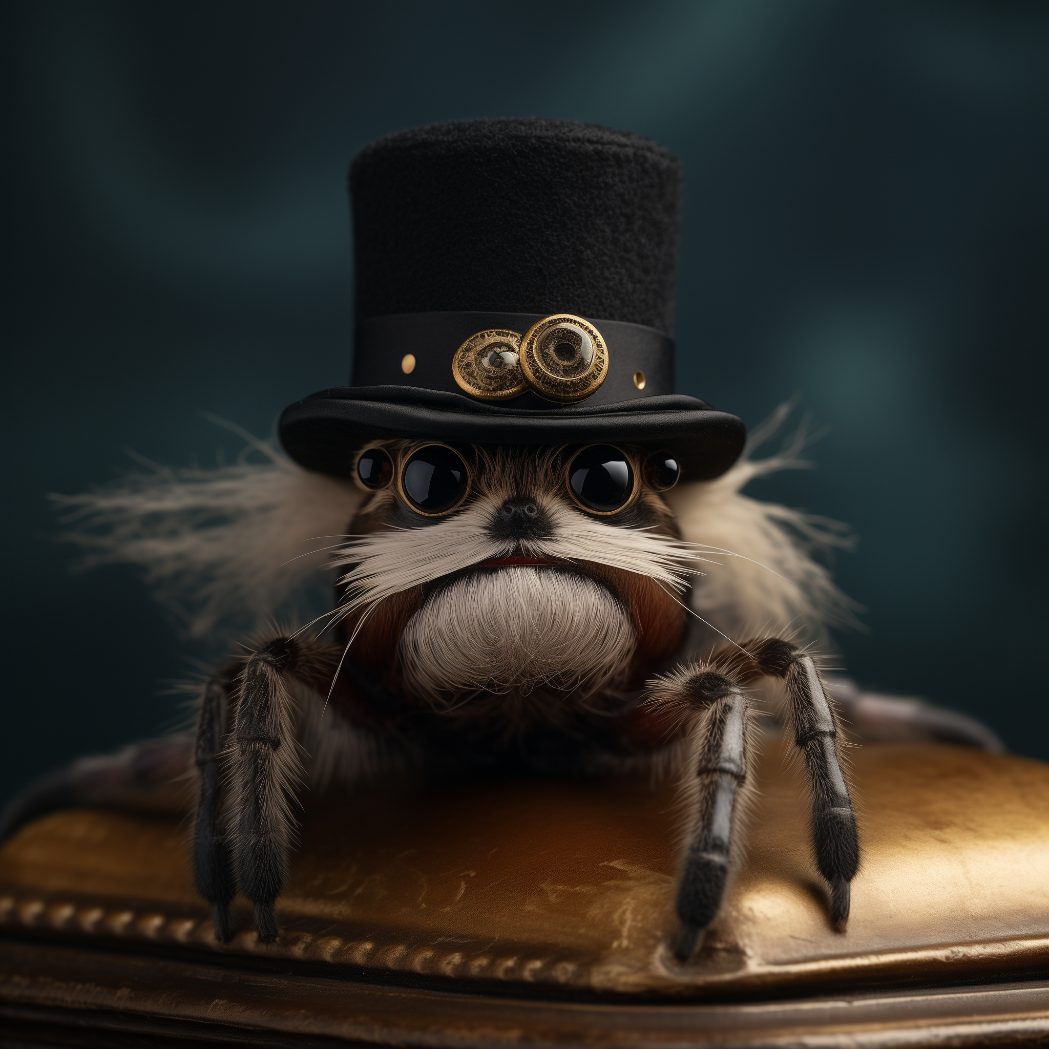 no_rice_fo_u_a_jumping_spider_wearing_a_top_hat_and_it_is_an_au ...